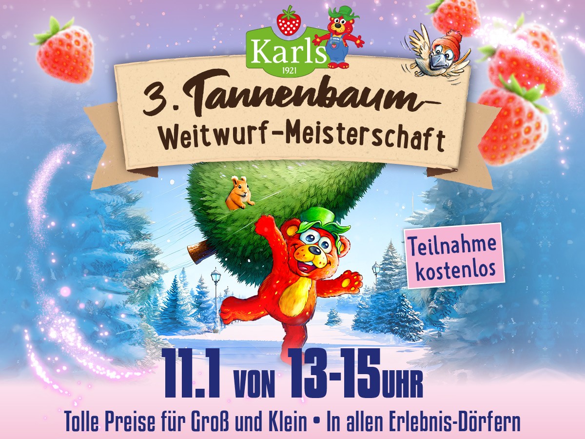 Tannenbaum Weitwurf Meisterschaft Zirkow